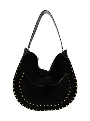 Isabel Marant Étoile Studded Shoulder Bag - Black