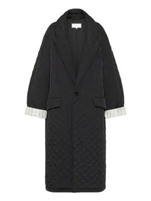 MAISON MARGIELA Quilted Coat - Black