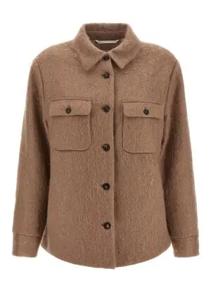 Peserico Bouclé Overshirt - Cream