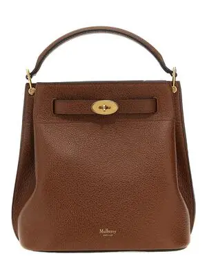 Mulberry Islington Bucket Bag In Hammered Leather - Brown