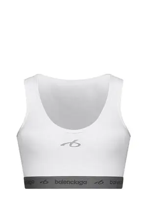 Balenciaga White Techwear Bra Tank Top - Multicolor