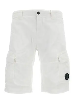 C.P. COMPANY Stretch Sateen Cargo Lens Shorts - Multicolor