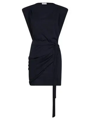 Isabel Marant Étoile Draped Jersey Mini Dress - Multicolor