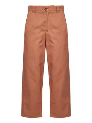 Chloé Cotton Canvas Barrel Trousers - Multicolor