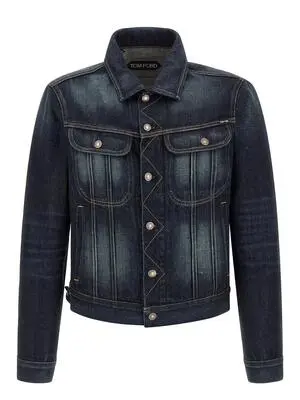 TOM FORD TOM FORD Selvedge Icon Denim Jacket Blue