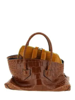 Attico La Passeggiata Mini Handbag - Brown