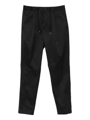 Herno Drawstring-waistband Tapered Leg Trousers - Black