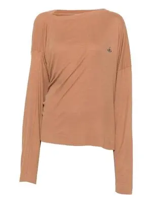VIVIENNE WESTWOOD Long Sleeve Hebo Top - Brown