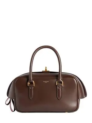 Balenciaga Le 7 Bowling Bag Small - Brown