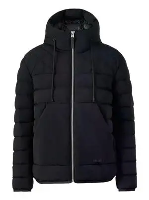 Mackage Bergen Quilted Jacket With Drawstring Hood - Black