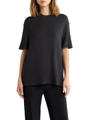 UGG Relaxed Ribbed Tee - Black