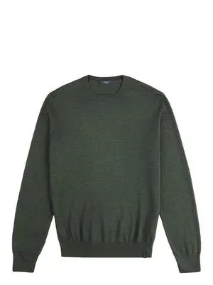 FAY FAY Textured Crew Neck Sweater