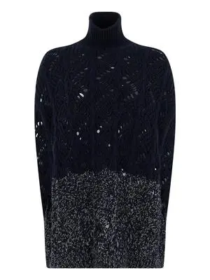 FABIANA FILIPPI FABIANA FILIPPI High Neck Textured Knit Sweater