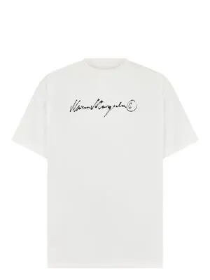MAISON MARGIELA Mini Writing T-shirt - White