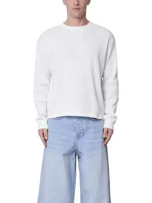 Mnml Basic Thermal Long Sleeve T-shirt - White