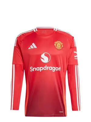 Adidas Manchester United 24/25 Long Sleeve Home Jersey - Red