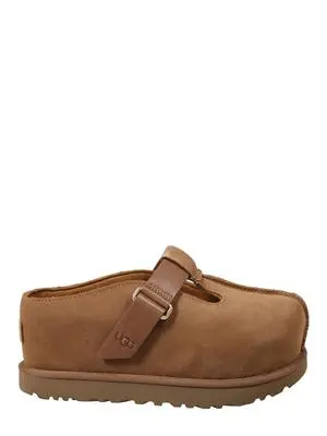UGG Goldenstar Hi Suede Mules - Beige