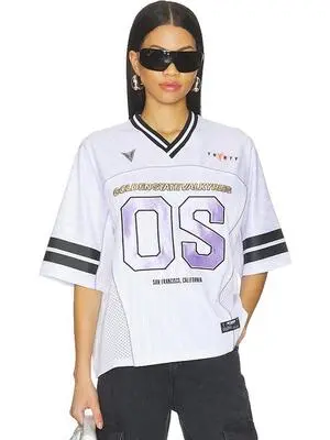 OFF SEASON Golden State Valkyries Boxy Top - White