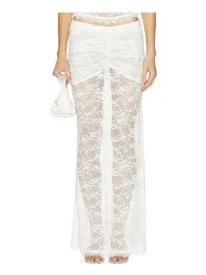 OW Selah Maxi Skirt - White