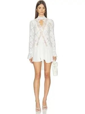 FREE PEOPLE Free People First Crush Lace Tunic