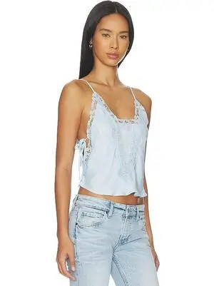 Free People Lace Trimmed Cami - Skyride