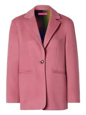 THE ELDER STATESMAN The Elder Statesman Single Breasted Wool-Cashmere Blend Suit Jacket