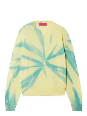 THE ELDER STATESMAN The Elder Statesman Tie-Dye Cashmere Crewneck Sweater