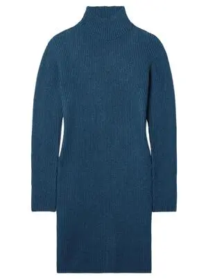 THE ELDER STATESMAN The Elder Statesman Ribbed Cashmere Midi Dress