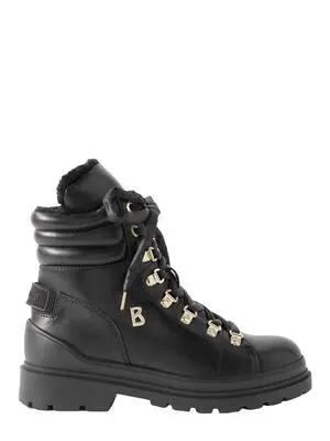 Bogner Shearling-lined Leather Ankle Boots - No