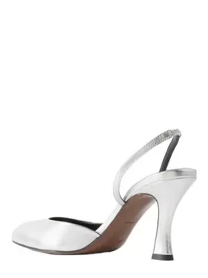 NEOUS Slingback High Heels - White