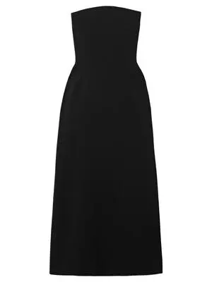 KALLMEYER Strapless Crepe Midi Dress - No