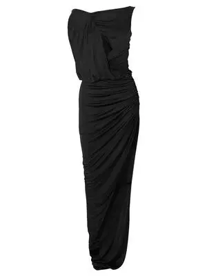 Redemption Cutout Draped Ruched Stretch-jersey Gown - No