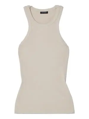 GOLDSIGN Ribbed Slim Fit Tank Top - Nude