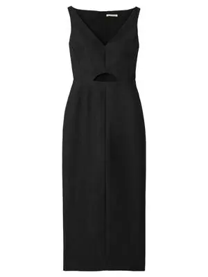 EMILIA WICKSTEAD Emilia Wickstead Ilyse Cut Out Cloqué Midi Dress