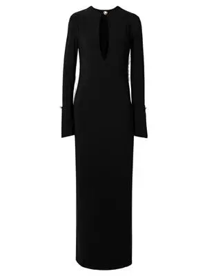 Brandon Maxwell Slim-fit Maxi Dress - Black