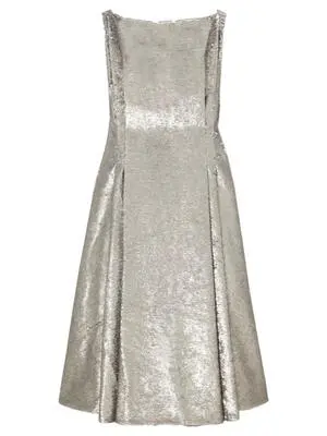 EMILIA WICKSTEAD Sequin Satin Dress - Gray