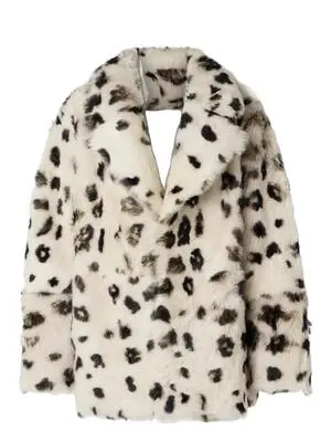 Dodo Bar Or Printed Shearling Coat - No