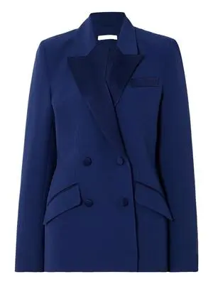 SAFIYAA LONDON Double-breasted Blazer - Blue
