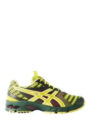 Asics Color-blocked Retro Running Sneakers - Green