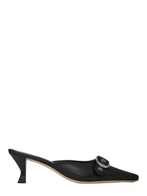 By Far Classic Kitten Heels - Black