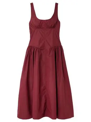 Proenza Schouler Paneled Midi Dress - Red
