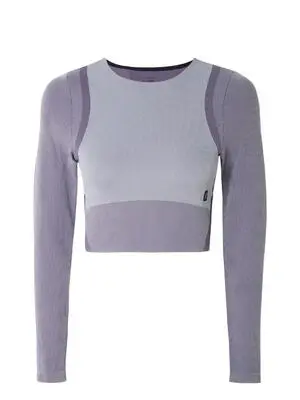 On Studio Knitted Long Sleeve Crop Top - No