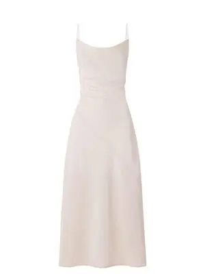 CALVIN KLEIN Calvin Klein Crepe De Chine Midi Dress
