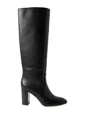 LOEFFLER RANDALL Solid Leather Knee-high Boots - No