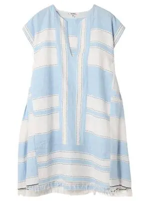 LEMLEM Striped Fringed Mini Skirt - No