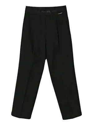 TWINSET High-waisted Casual Pants With Belt Loops And Side Pockets - No
