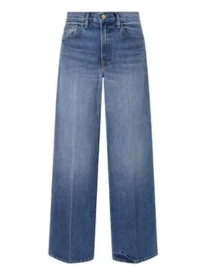 THE ELDER STATESMAN Evie Organic Cotton Wide-leg Jeans - No