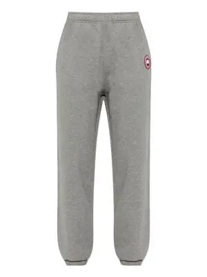 Canada Goose Elastic Waist Joggers With Drawstring And Cuffs - Grey
