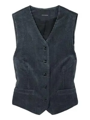 GOLDSIGN Orten Cotton-corduroy Vest - No