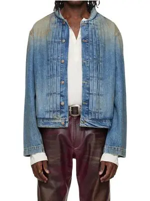424 FAIRFAX Denim Trucker Jacket - Blue